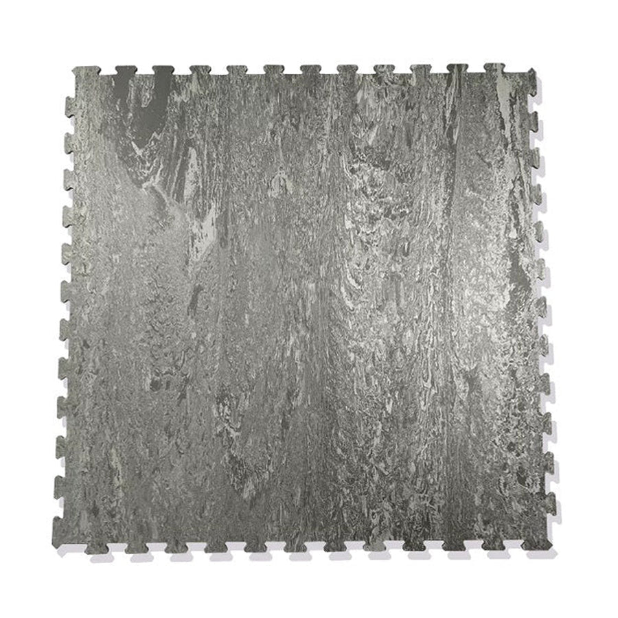 Warrior Marble Interlocking Gym Tile Flooring - Stone Grey – Warrior ...