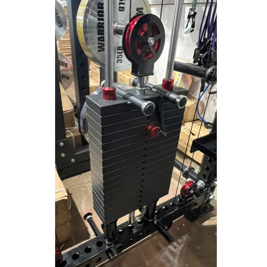 Warrior 2.0 Cable Crossover Pulley Power Rack Gym System – Warrior ...