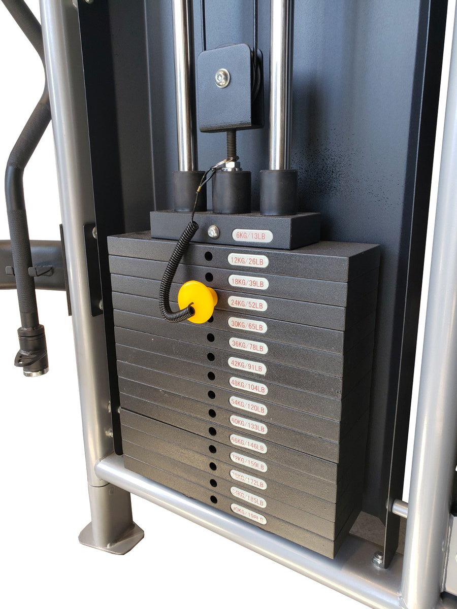 Warrior FT500 Functional Trainer Cable Pulley Crossover Home Gym - SAL ...